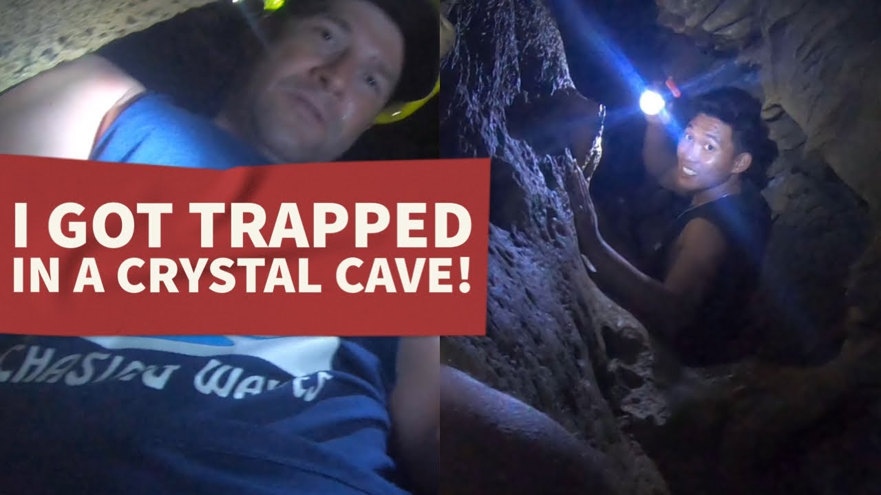 I Got Stuck In a Crystal Cave🇵🇭 #scary #philippines #tunnel - YouTube