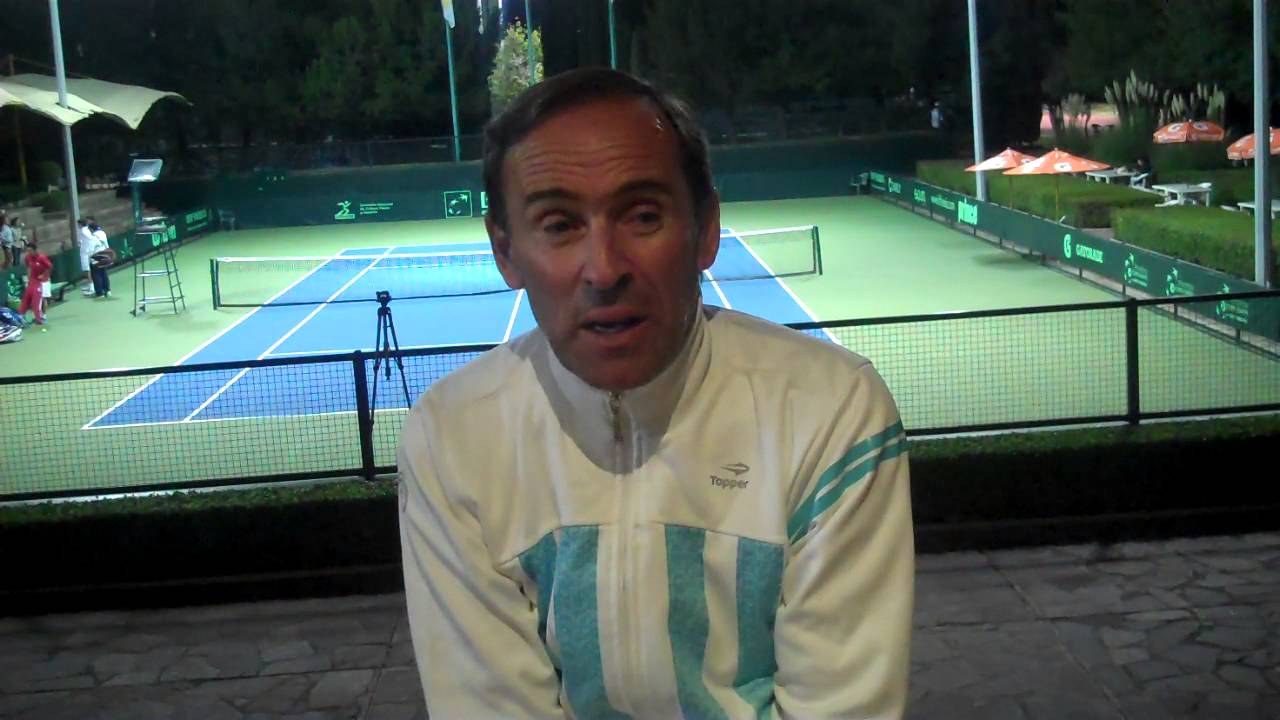 Martín Errecalde, capitán argentino de Copa Davis Junior - YouTube