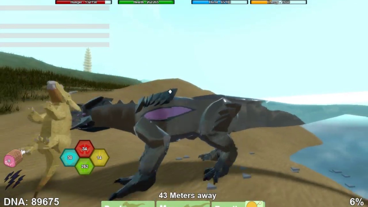 Dinosaur Simulator Glass Megavore life part 1 - YouTube