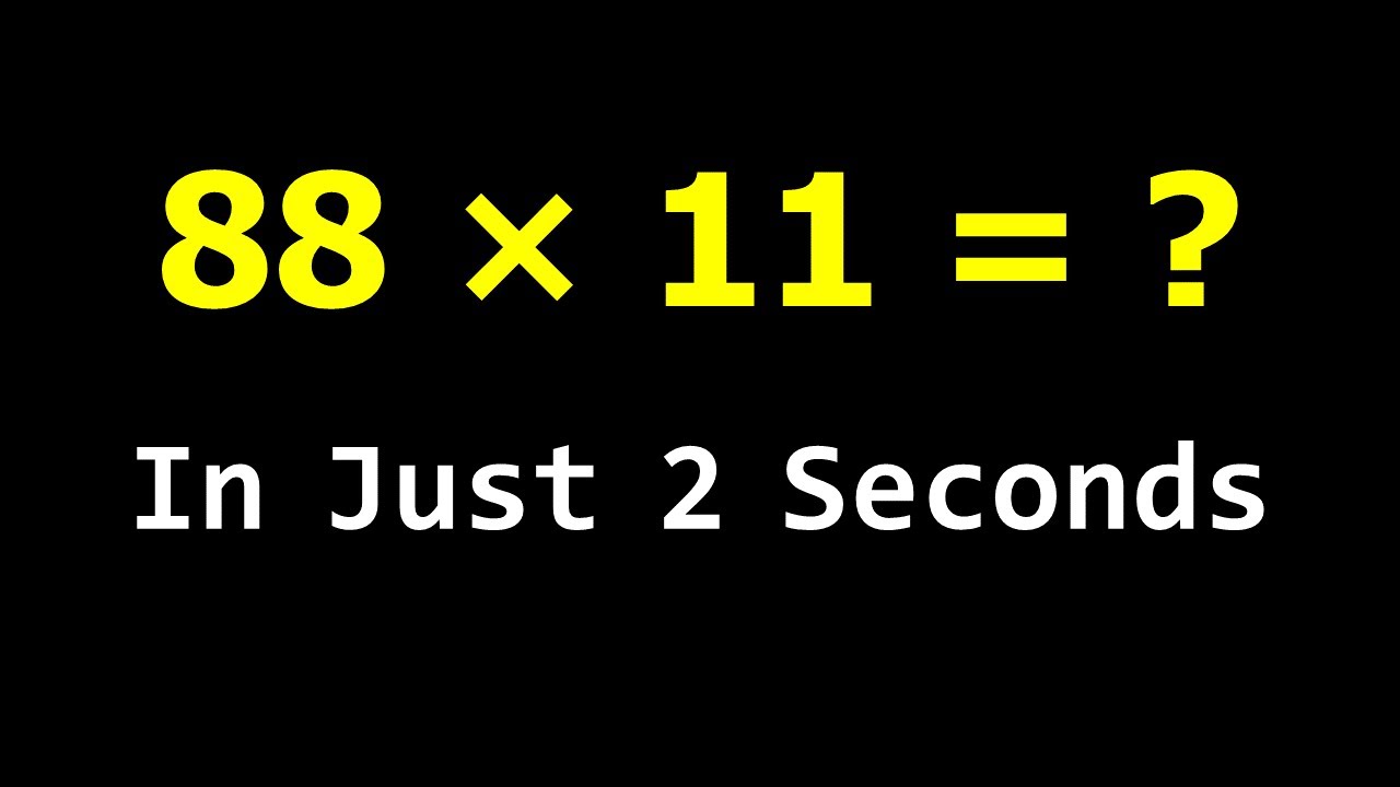How to Calculate Faster than a Calculator - Mental Math - YouTube