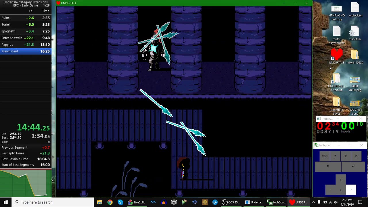 Undertale Early Punch Card - Early Game in 15:44 - YouTube