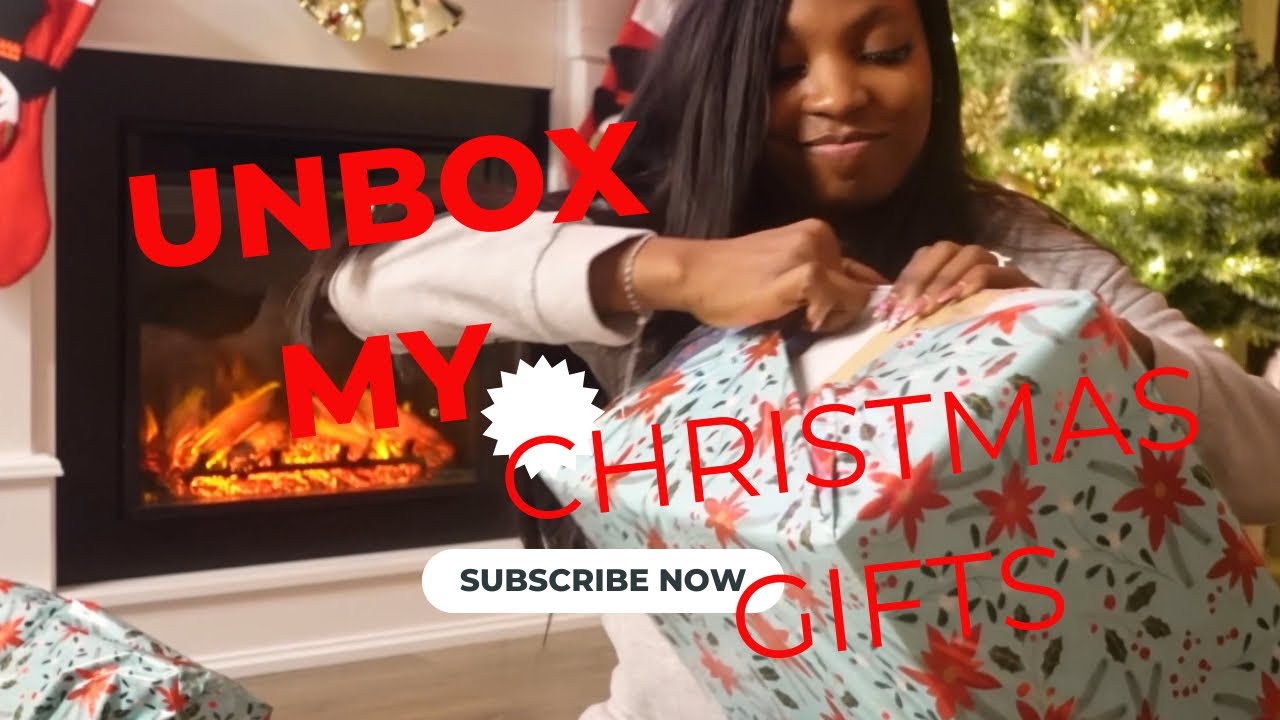 Unbox my Christmas Gifts with me - YouTube