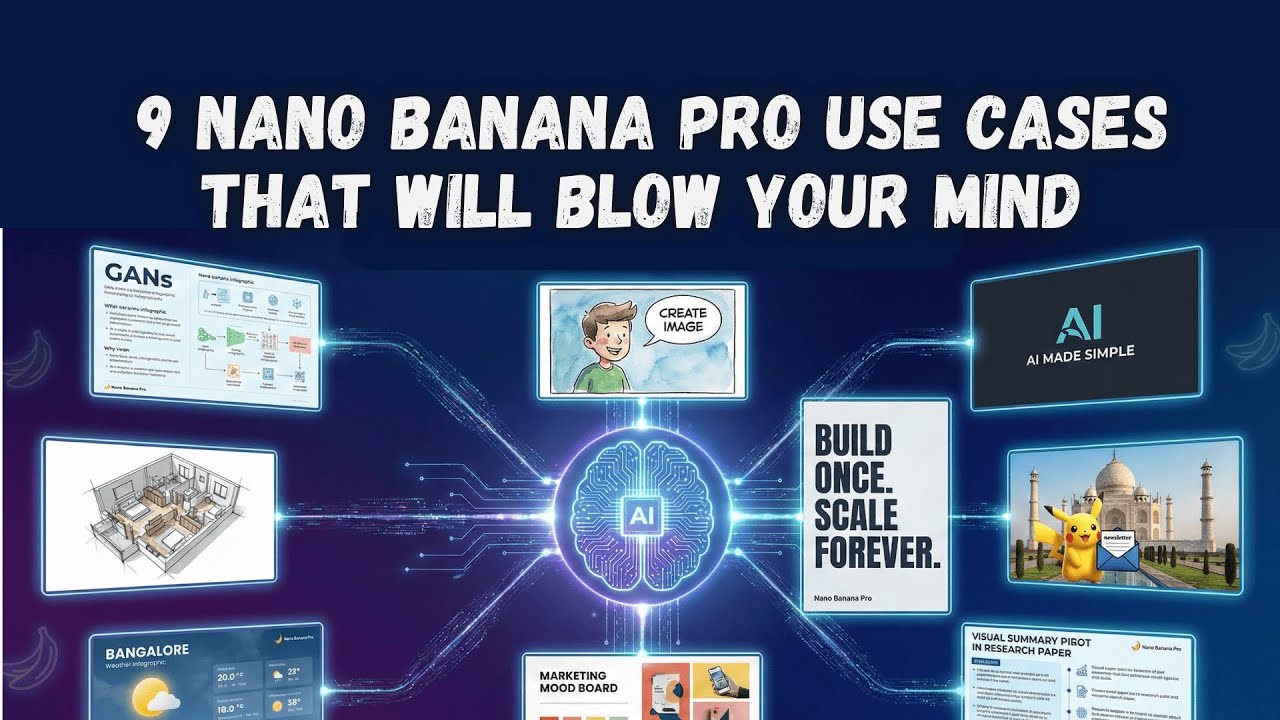 9 Nano Banana Pro Use Cases That Will Blow Your Mind - YouTube
