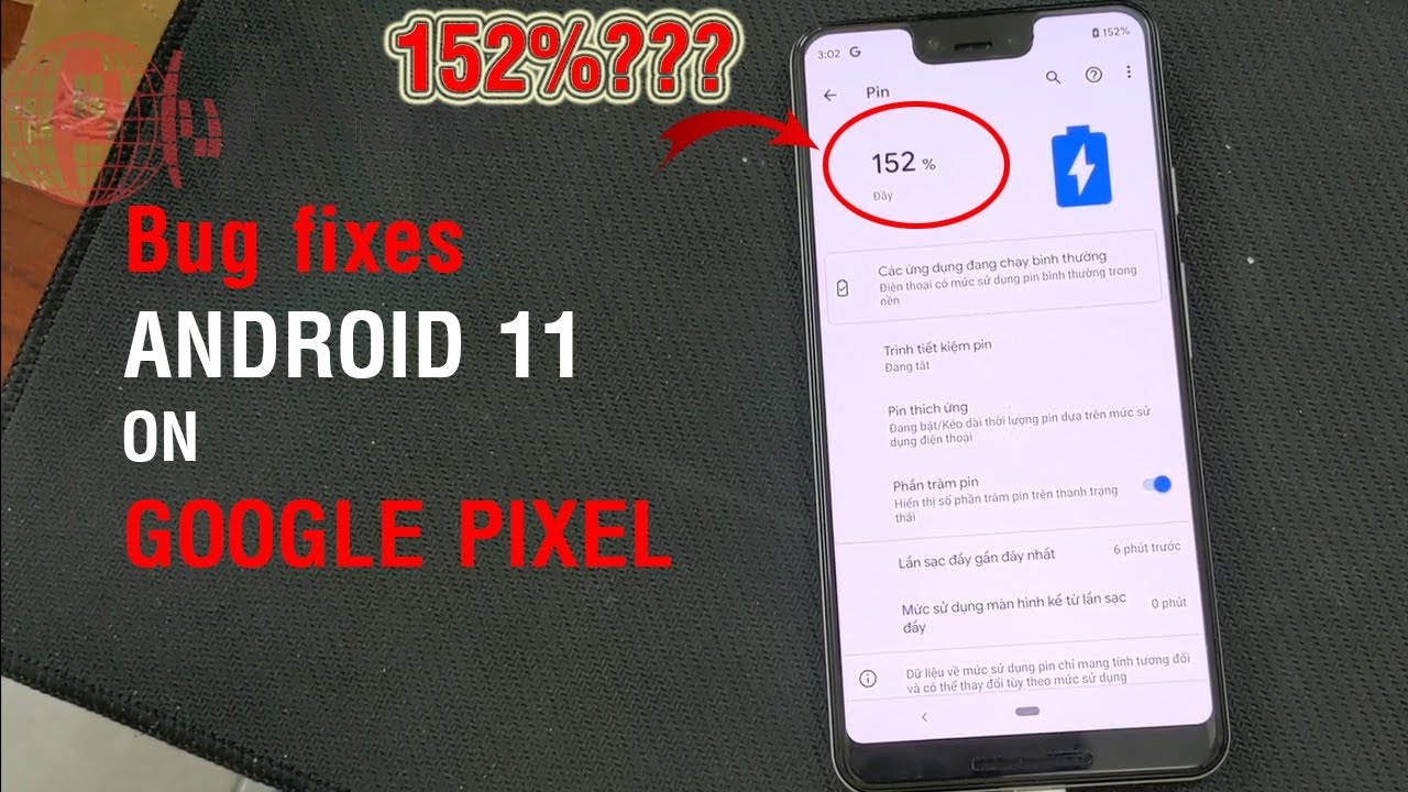 Bug fixes android 11 - Virtual battery on Google Pixel (150% battery ...