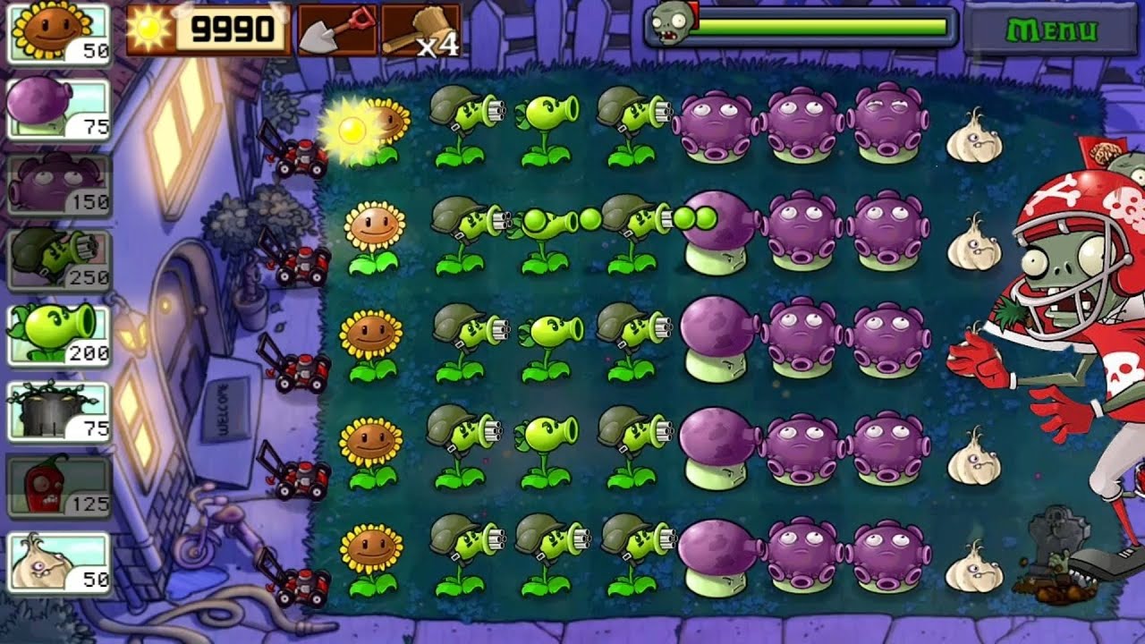 Plants Vs Zombies Adventure Mini Games Fps - YouTube