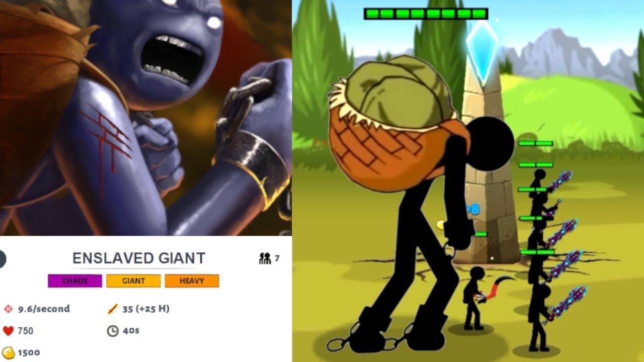 If Enslaved Giants was in Stick War 3 (Fan-made edit) ft.Crenox - YouTube