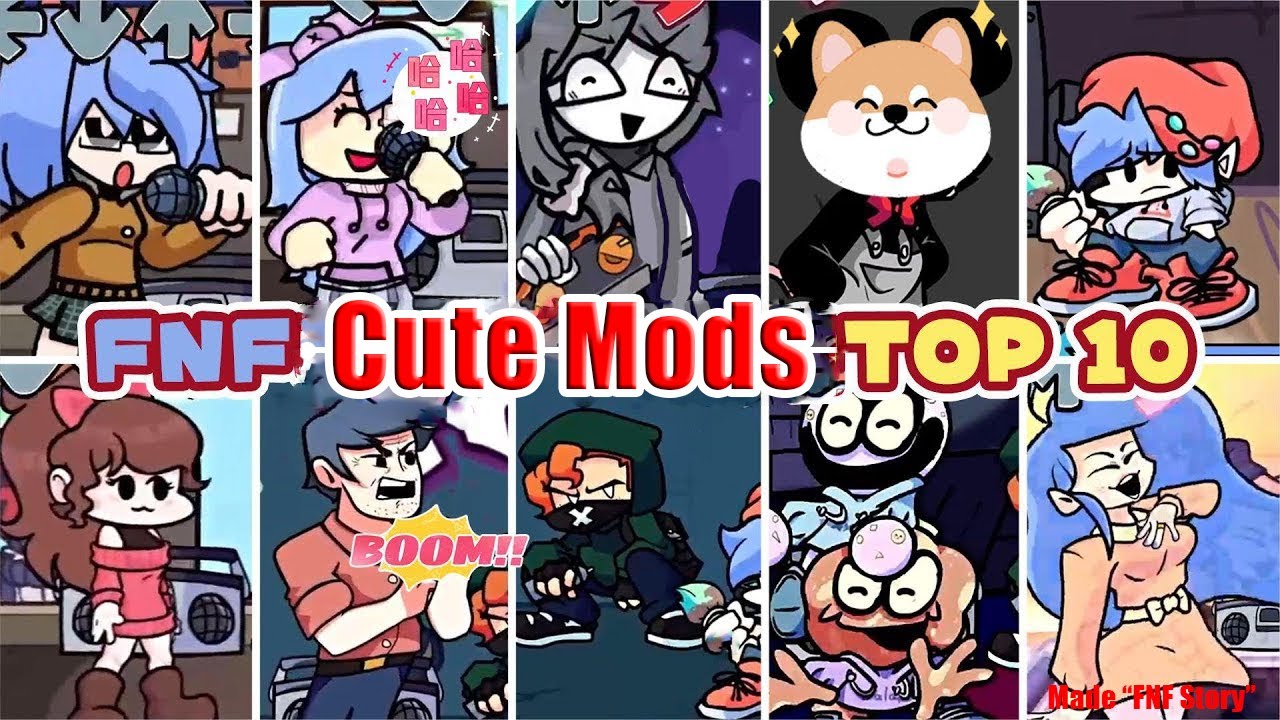 kbh Game FNF TOP 10 Take stock of ten super cute Soft mod - YouTube