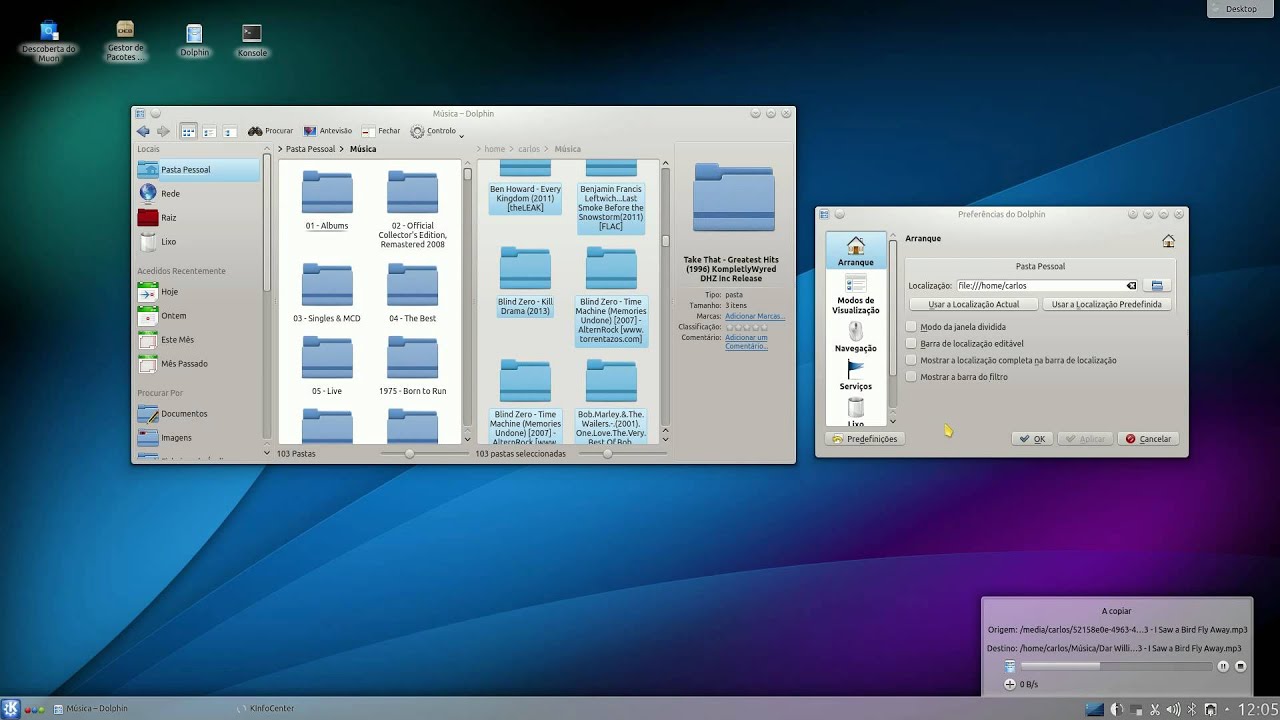 Kubuntu 13.10 beta 2 - YouTube