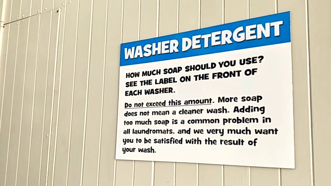 Dexter Washing Machine and Detergent Instructions - YouTube