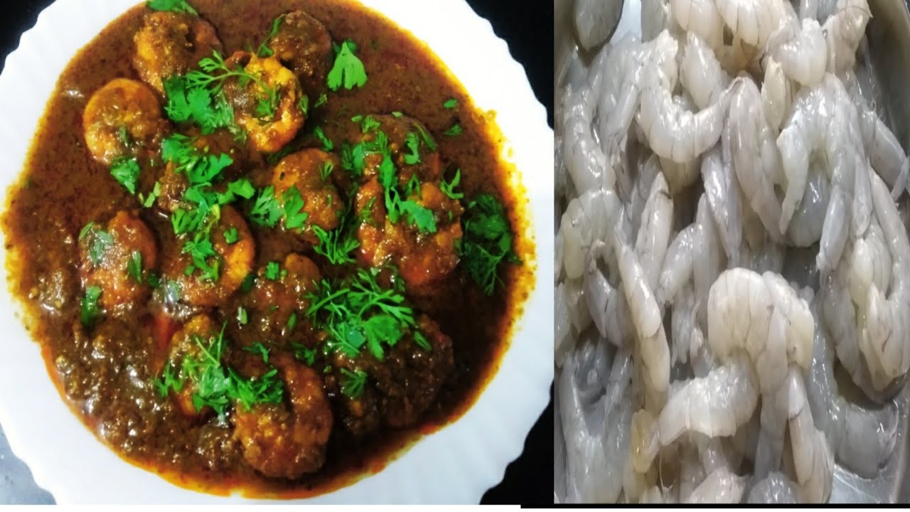 Jhinga masala recipe in hindi | prawns recipe|Jhinga masala in green ...