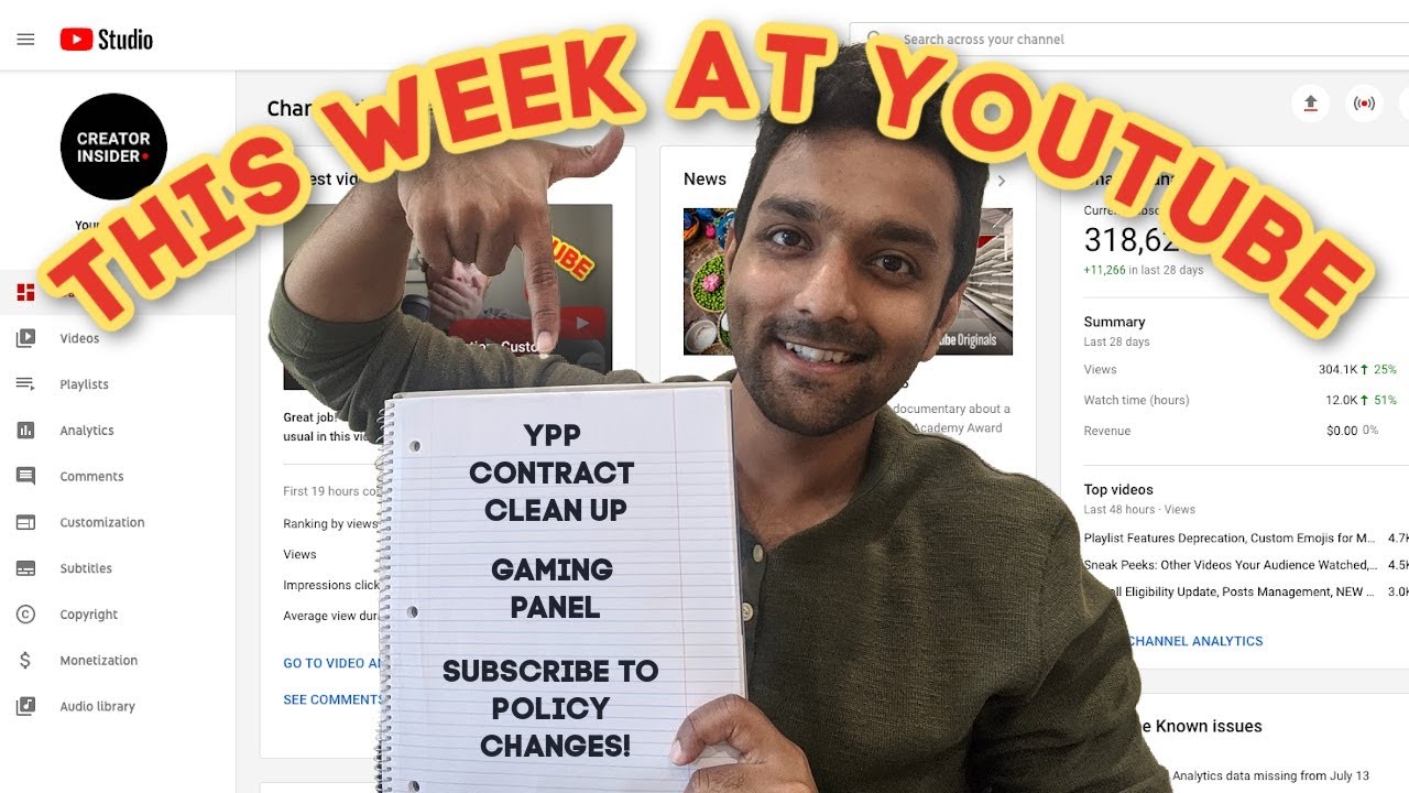 YPP Contract Clean Up, A NEW Way to Subscribe to YouTube Policy Changes ...