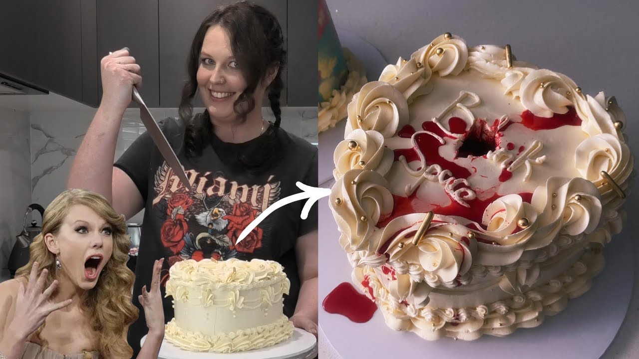 How to make the TAYLOR SWIFT Blank Space HEART Cake in 3 Different ways ...