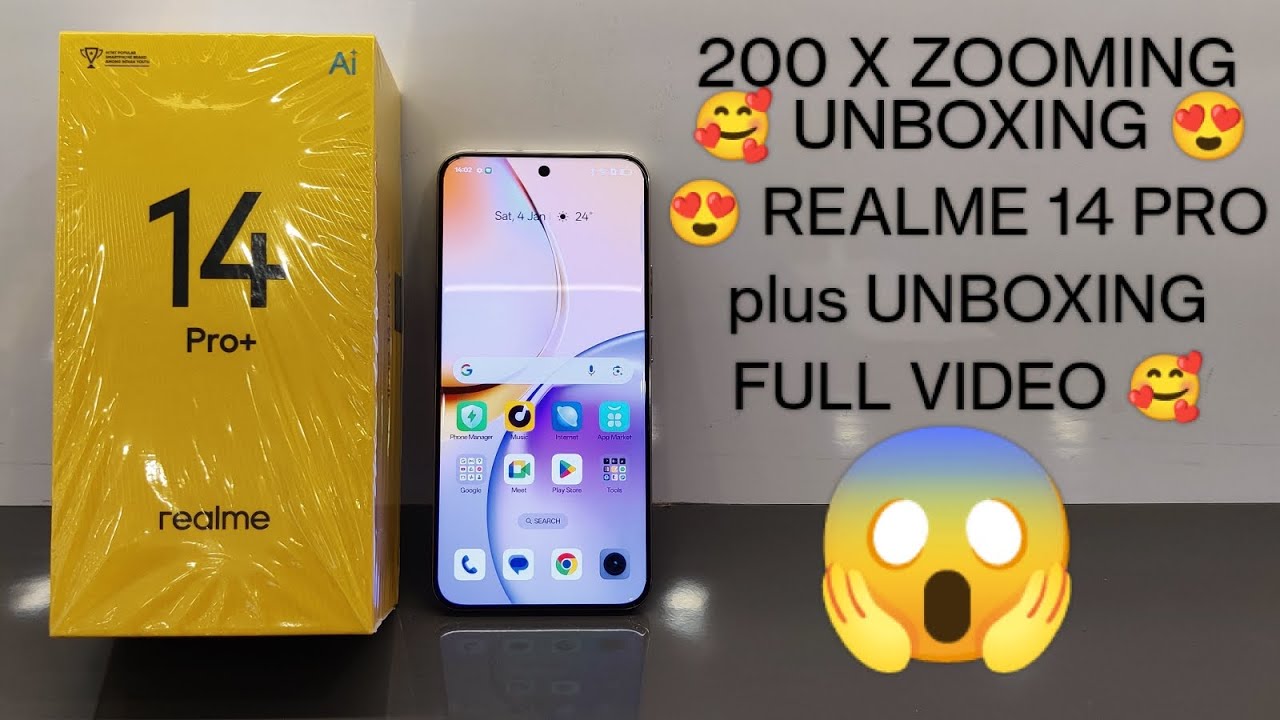 Realme 14 pro plus 5g unboxing, realme 14 pro plus14 pro plus hands on ...