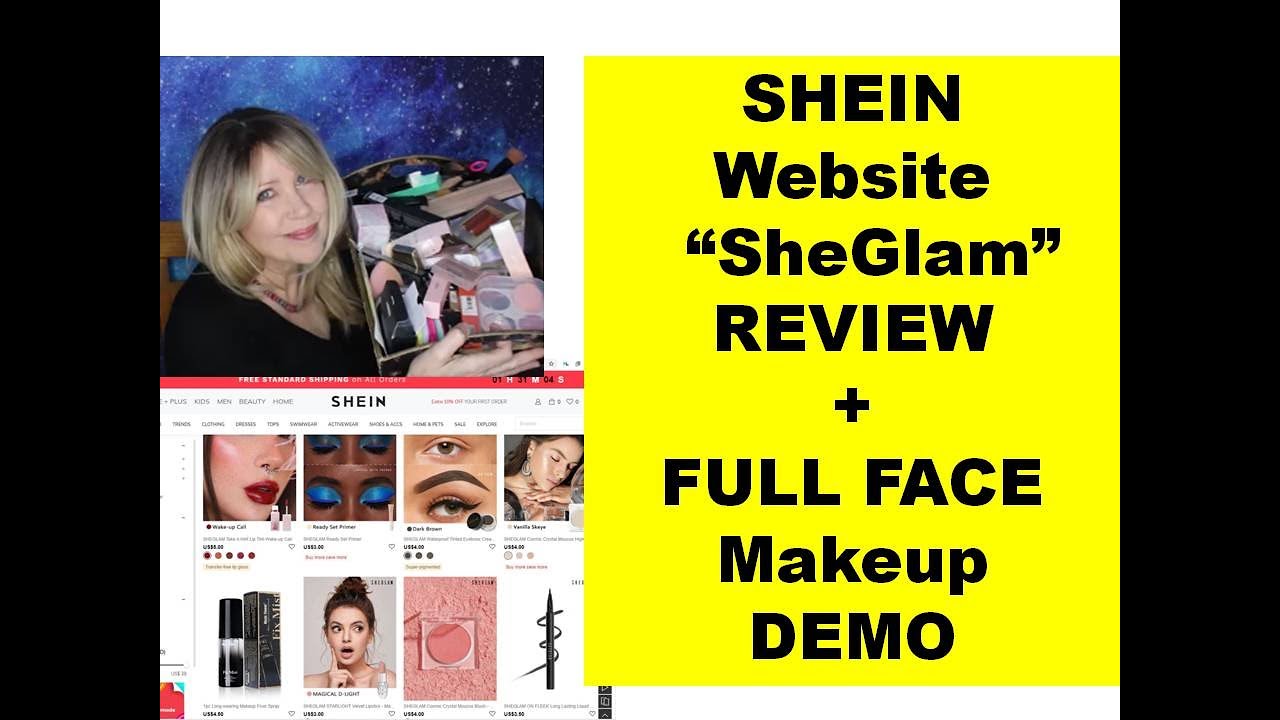 SHEIN Cosmetics REVIEW & Makeup DEMO 38 Products - YouTube