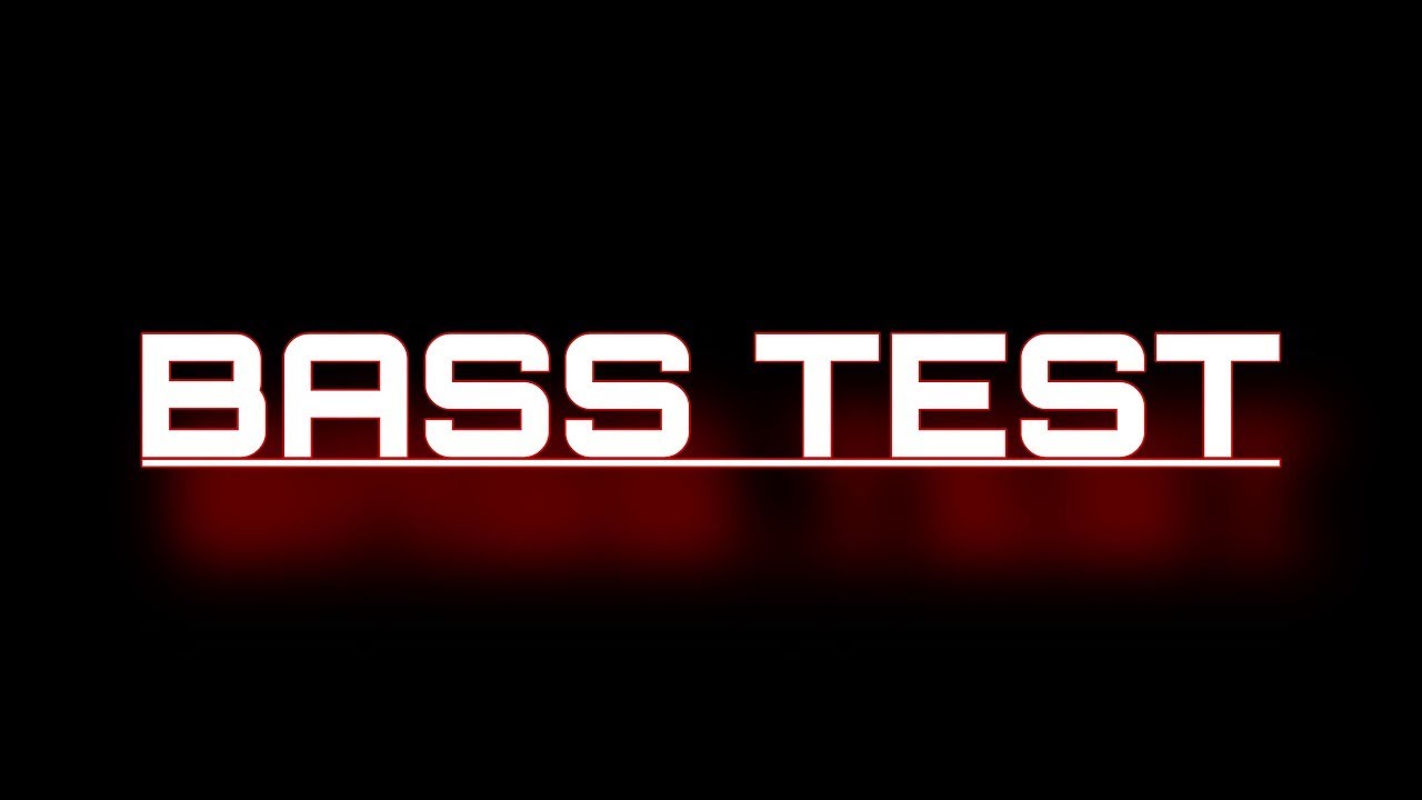 BASS TEST - YouTube
