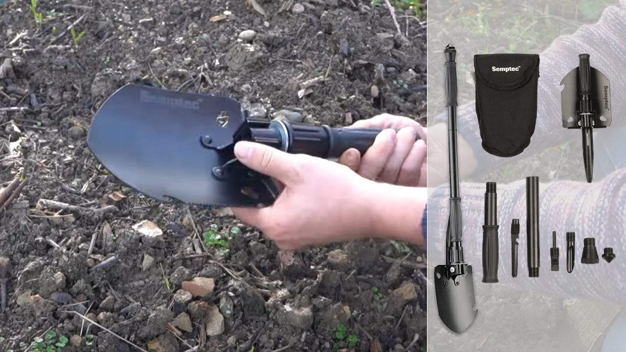 Comment utiliser une pelle pliable de survie 12 fonctions SEMPTEC ...