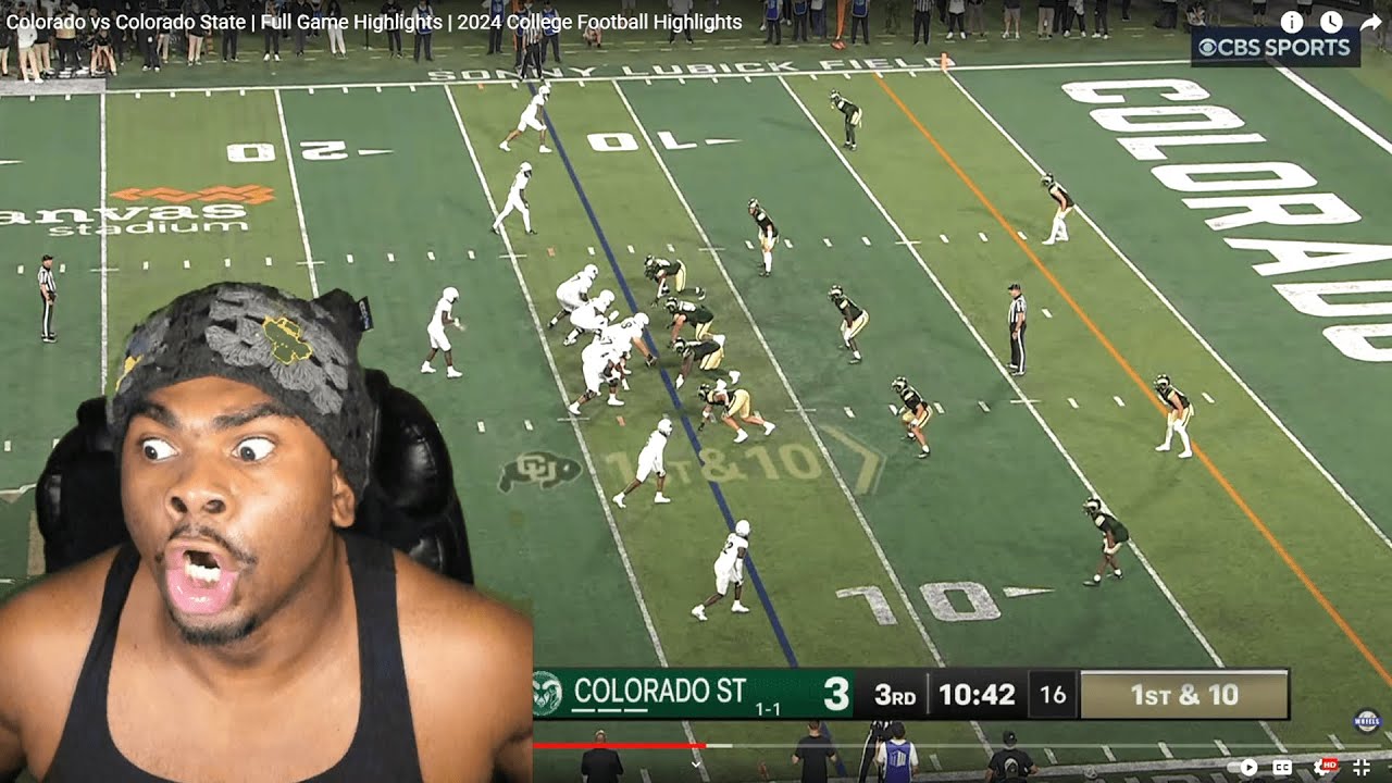 TRAVIS IS DANGEROUS!!!! Colorado vs Colorado State 2024 College ...