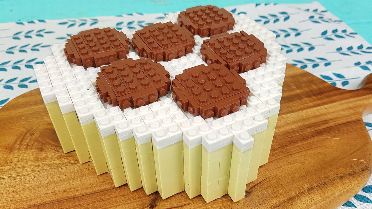 Lego Oreo Heart Cake - Lego In Real Life 16 / Stop Motion Cooking ...