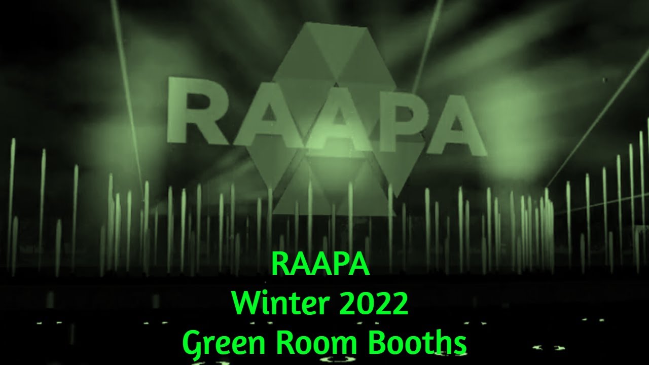 RAAPA || Green Room Booth Tour - YouTube