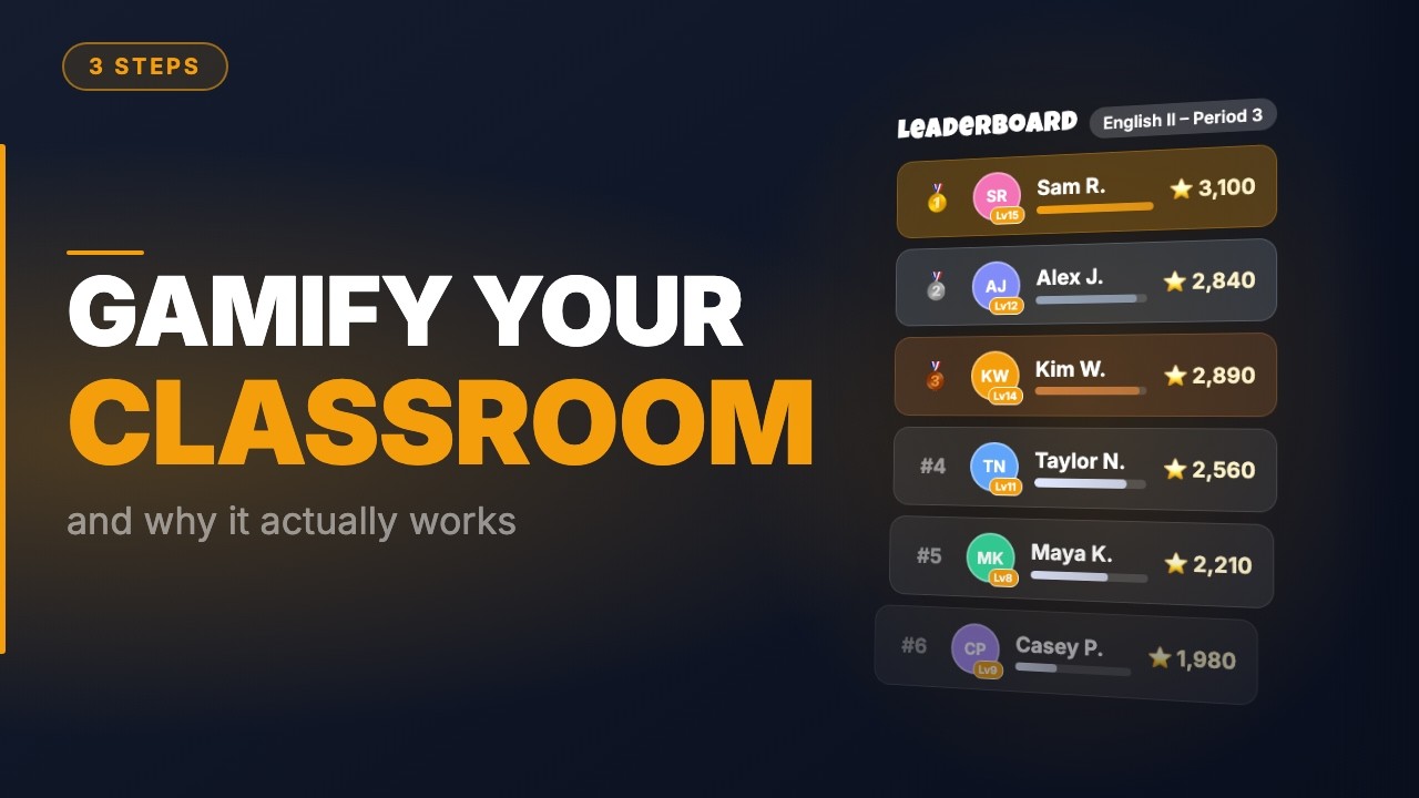 How to Gamify Your Classroom in 3 Steps (And Why It Actually Works ...