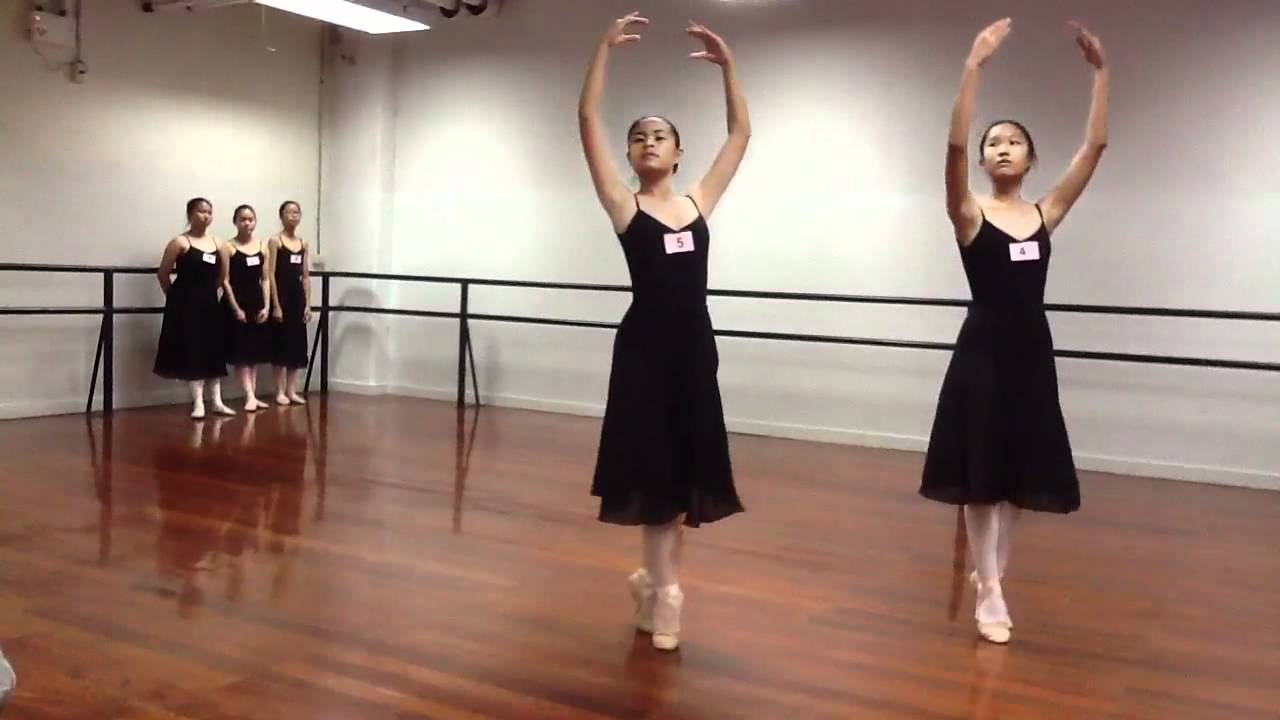 Minnie's grade 8 (ballet practice) - YouTube