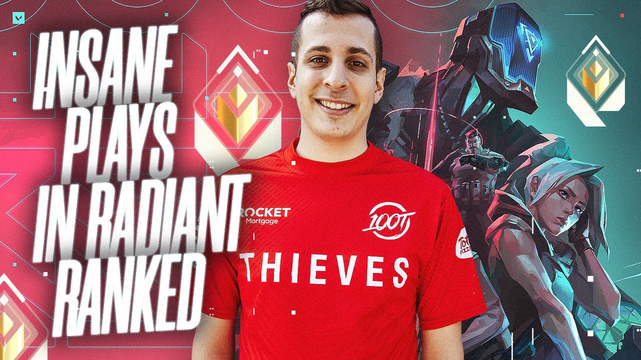 INSANE PLAYS IN RADIANT RANKED | 100T steel Valorant highlights - YouTube