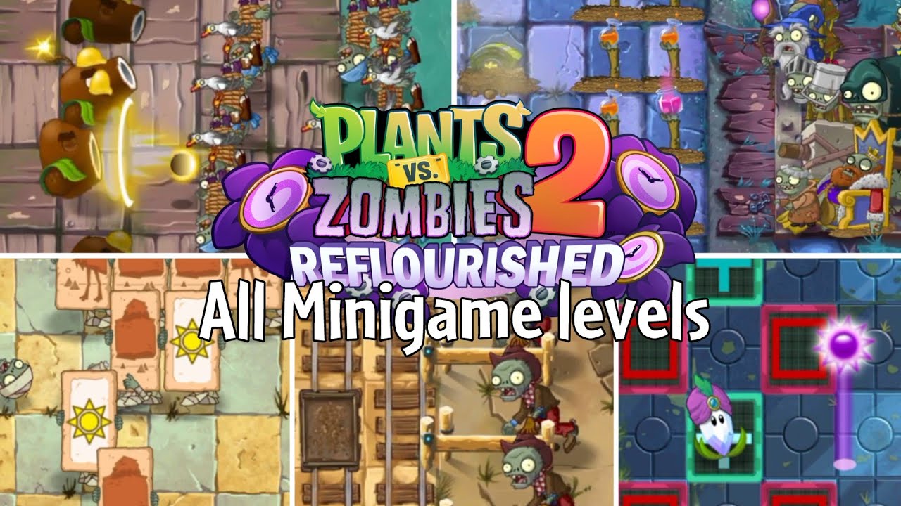 Plants vs Zombies 2 Reflourished - All Brain Buster levels (part 1 ...