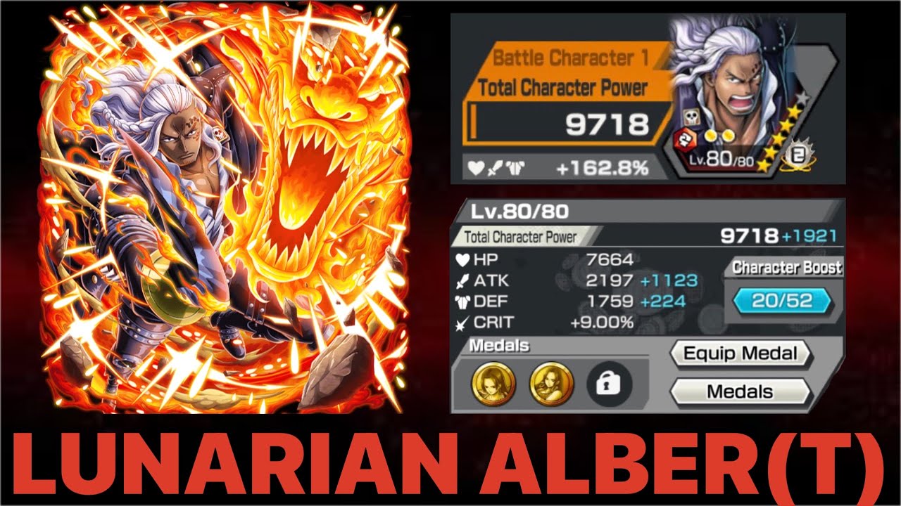 5* LUNARIAN ALBER(T) GAMEPLAY | ONE PIECE BOUNTY RUSH | OPBR - YouTube