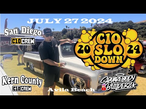 SLO DOWN 2024 C10 show July 27th walk around - YouTube