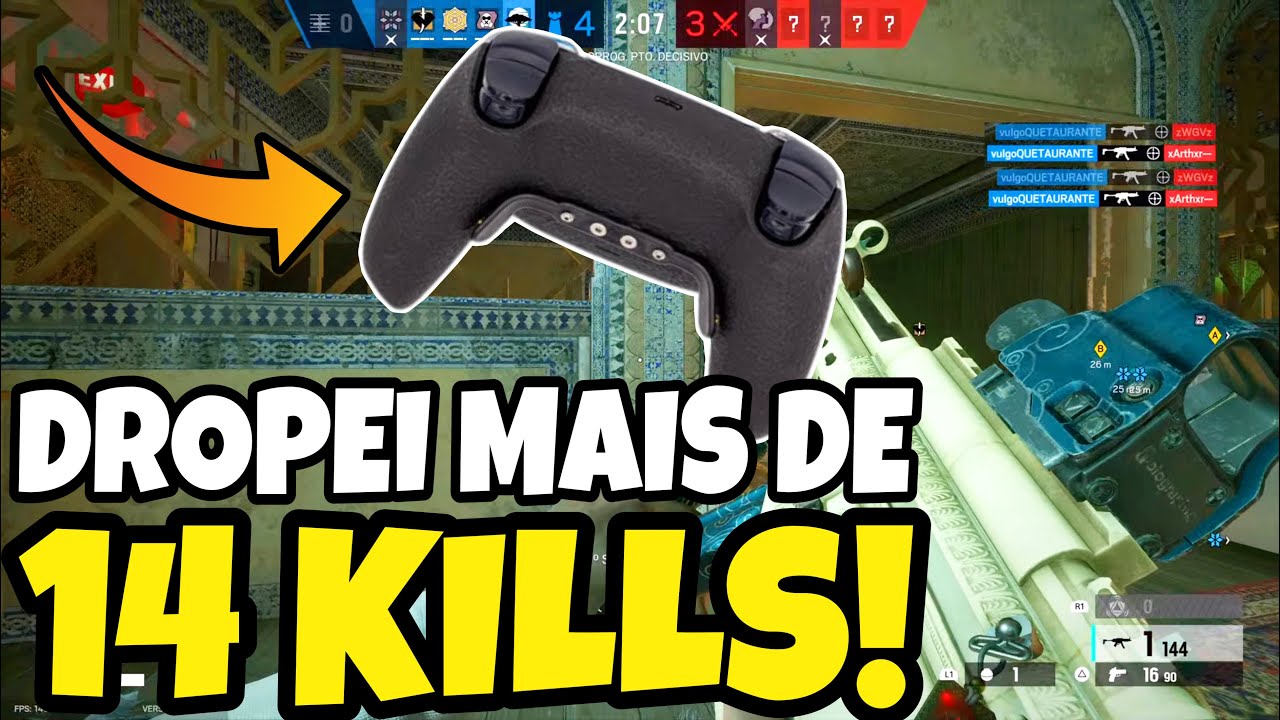 JOGUEI R6 COM PADDLES DURANTE UM MÊS!! MELHOREI? PARTIDA COMPLETA R6 ...
