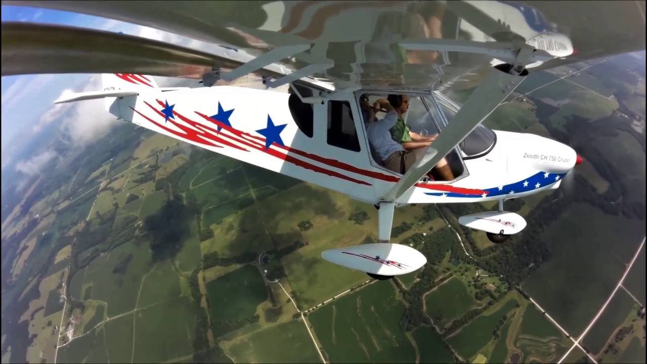 Summer flying in the Zenith CH 750 Cruzer - YouTube
