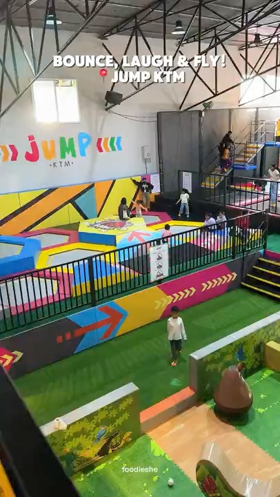 Nepal’s 1st Indoor Trampoline Park! 🏃‍♂️ Jump KTM Fun & Prices Revealed ...