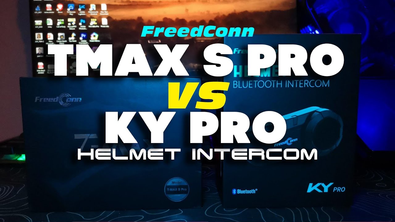 Tmax S Pro VS KY Pro Helmet Intercom | MOTOURCYCLE - YouTube