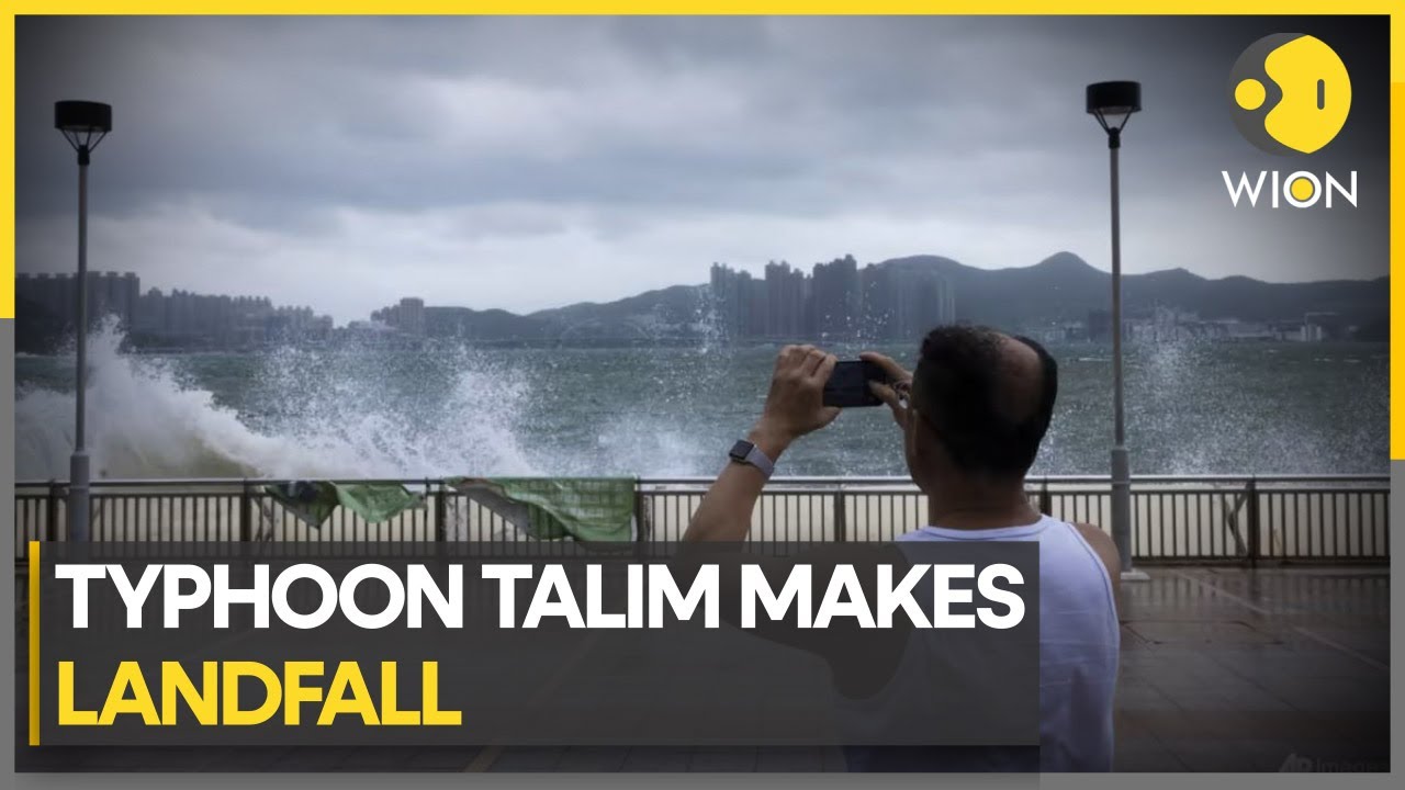 Typhoon Talim makes landfall at Zhanjiang on South China Coast | WION ...