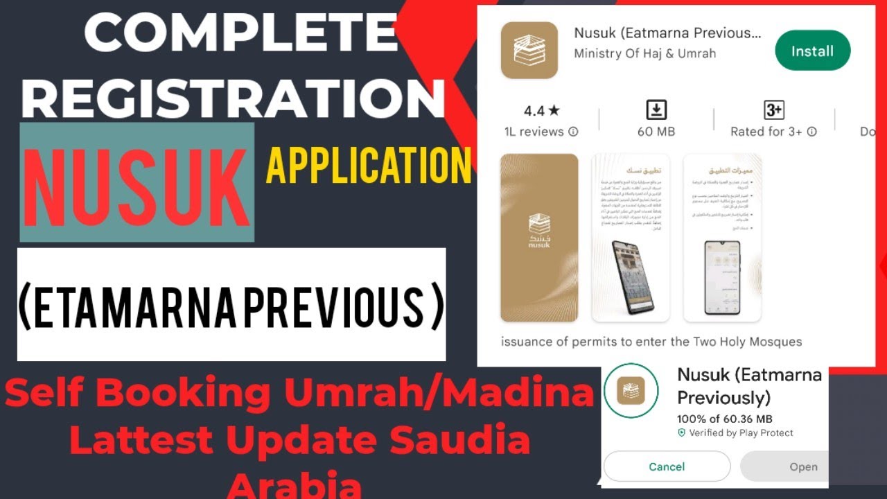 Nusuk App Registration Saudia Arabia|Makkah Madina permit Application Registration Update| Umrah ...
