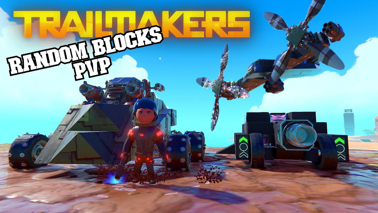 Trailmakers - Multiplayer Challenge - Random blocks PvP - YouTube