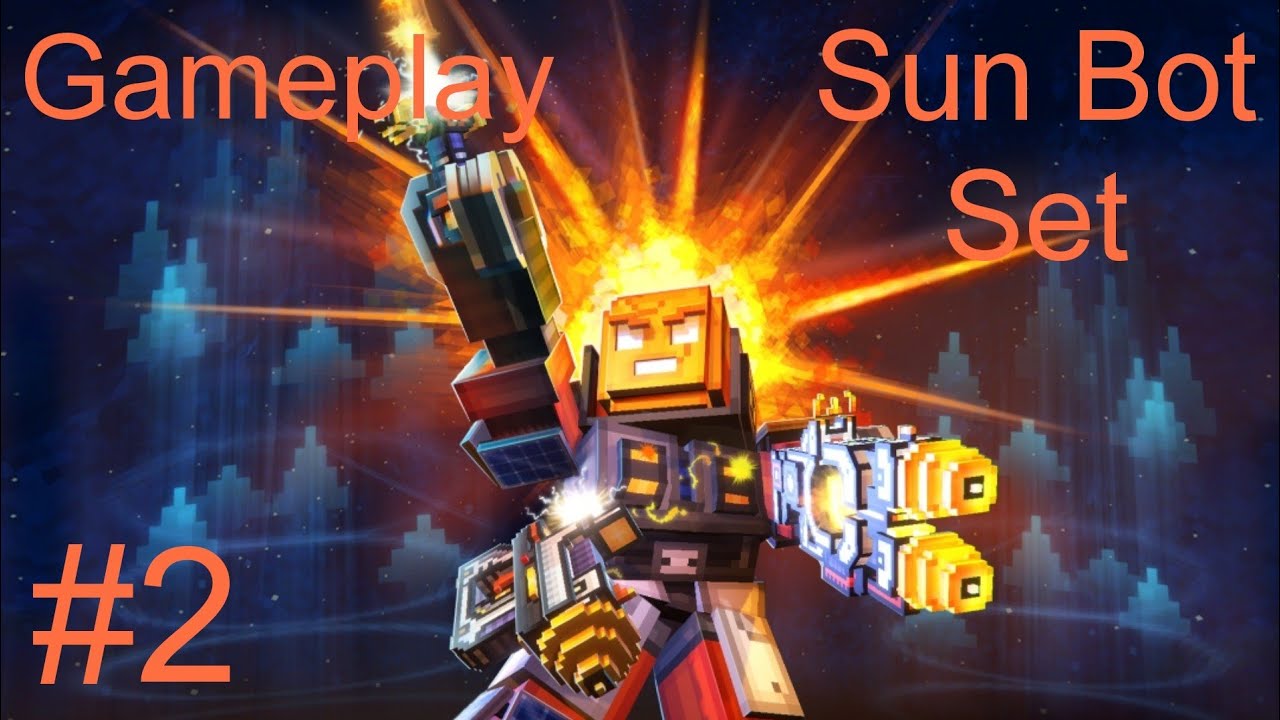 Pixel Gun 3D - Sun Bot Set Gameplay #2 - YouTube