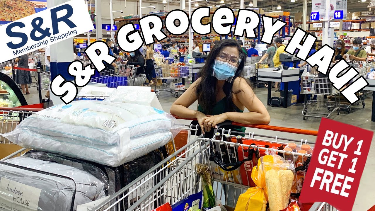 SnR Grocery Haul | Buy 1 Take 1 S&R Congressional - YouTube