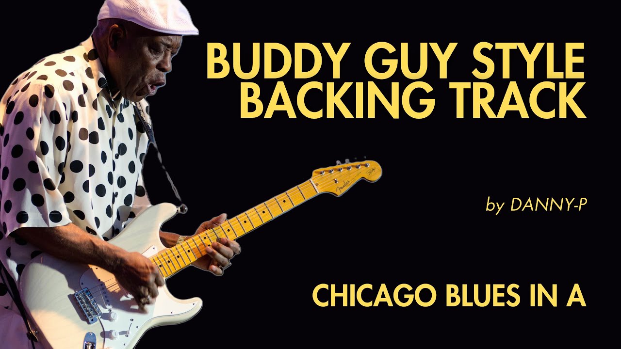 Buddy Guy Style Chicago Blues Backing Track in A - YouTube