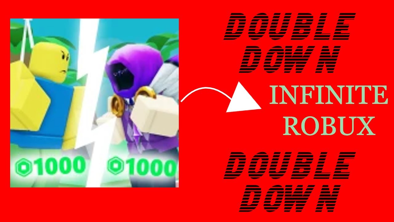 This New Game Gives You INFINITE Robux! (Double Down) - YouTube