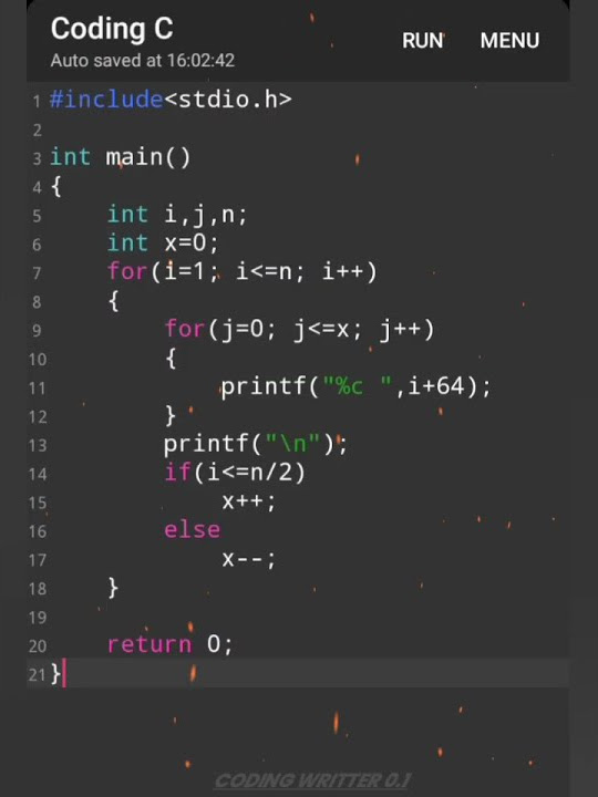 Pattern Tutorial Video Ll C Programming Language Ll 💯🧠coding Short Youtubeshorts Youtube