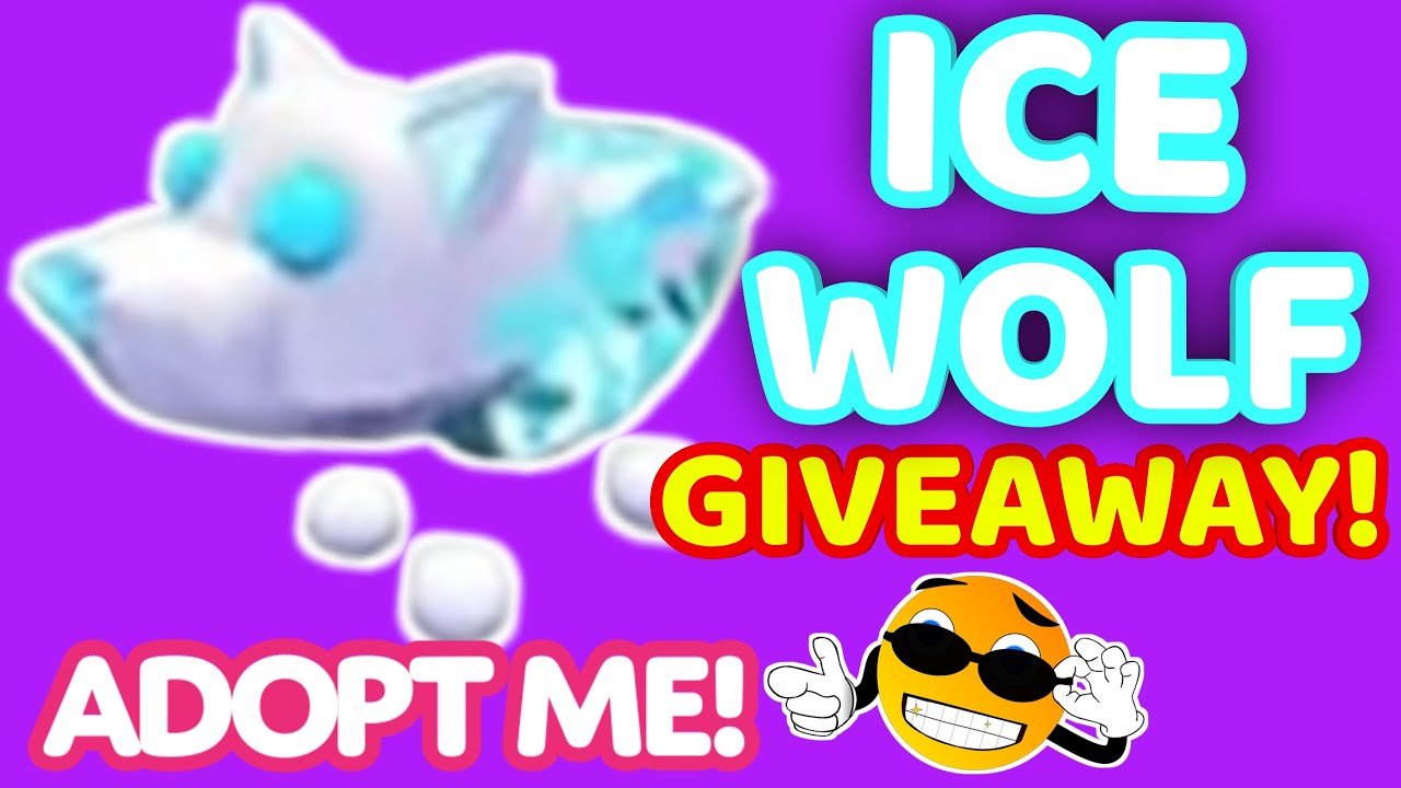 ICE WOLF GIVEAWAY IN ADOPT ME! - YouTube