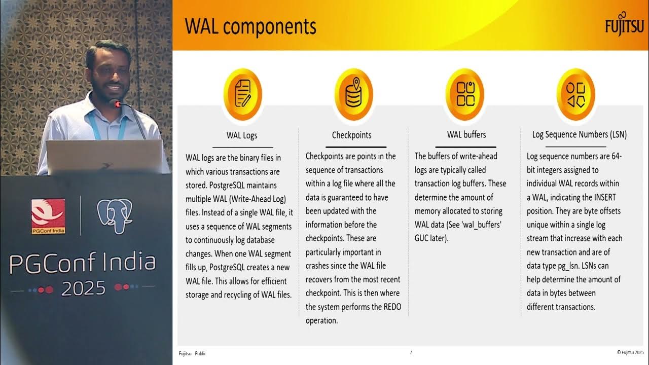 PGConf India 2025:Understanding Write-Ahead Logging (WAL) in PostgreSQL by Vigneshwaran from ...
