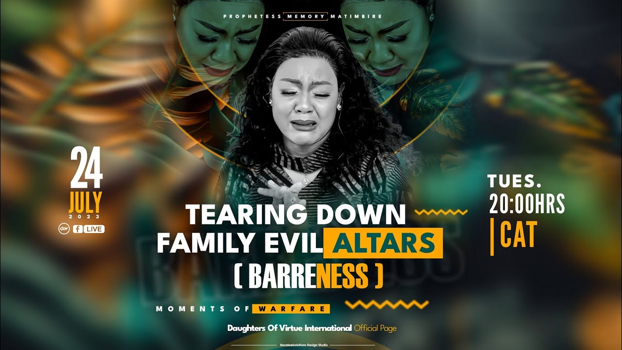 Moments Of Warfare - Tearing Down family Altars - Barreness)(Prophetess ...