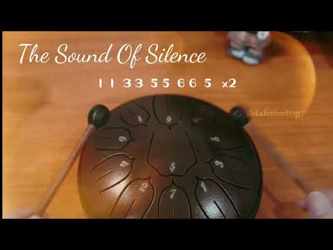 The Sound Of Silence Tongue Drum Cover 11 Note Tutorial Sheet Music Beginner