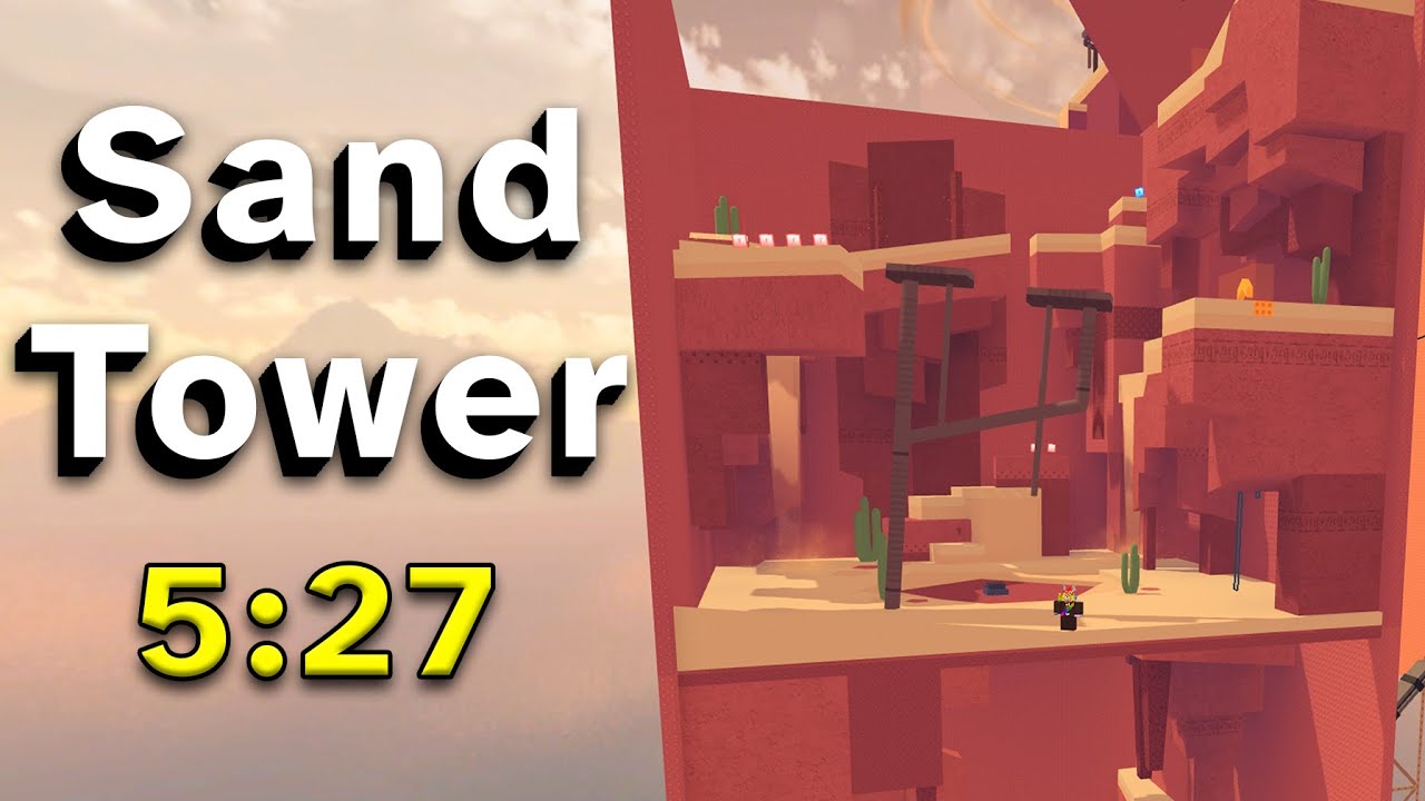 Roblox Tower World - Sand Tower Speedrun (5:27) - YouTube