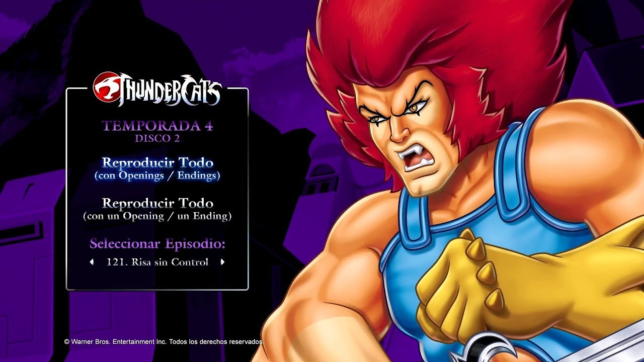 Thundercats Temporada 4 Disco 2 Menú FIN - YouTube