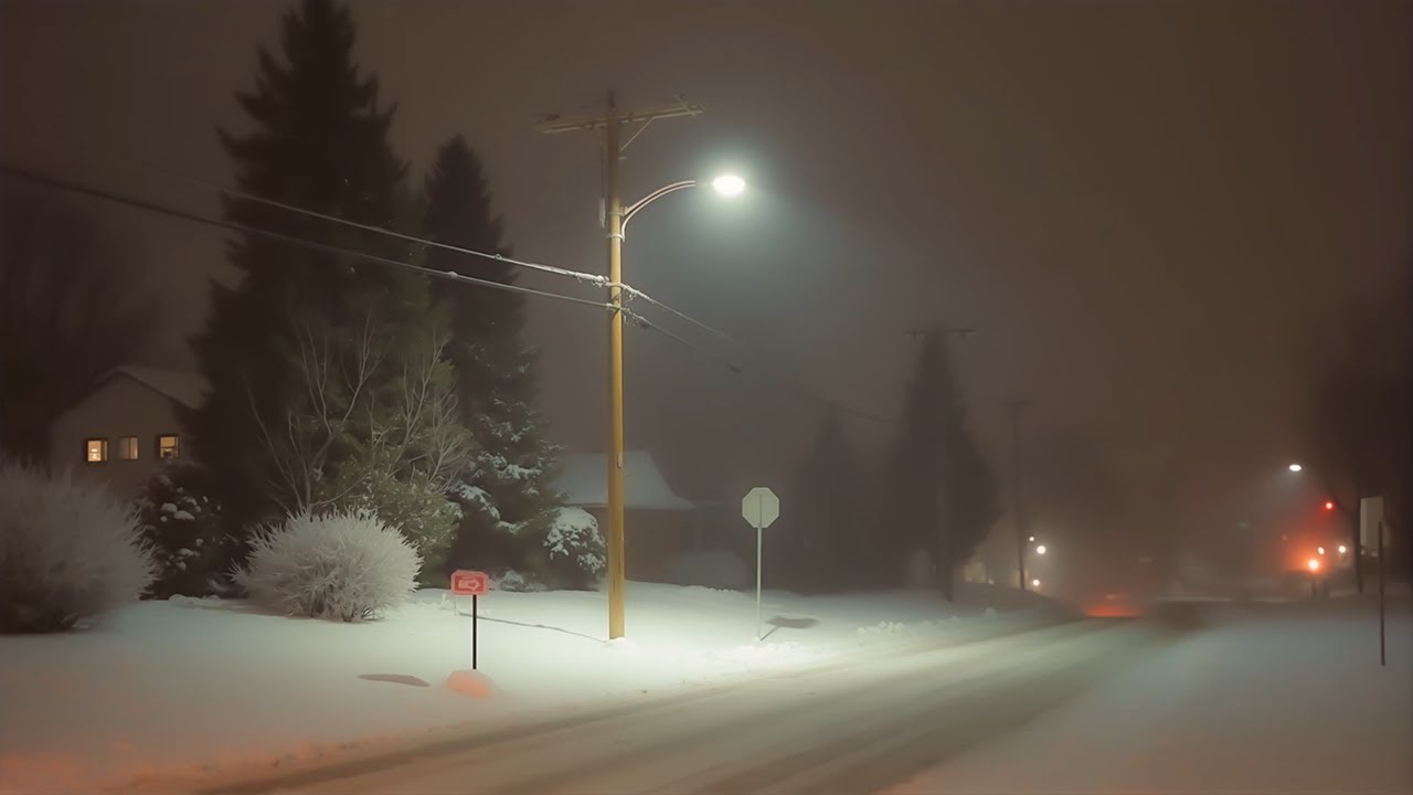 snow hides the road, but not the way home. - YouTube