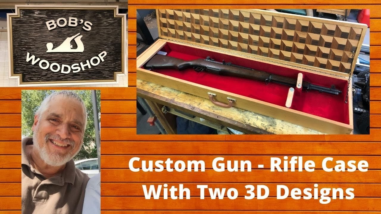 Custom Gun / Rifle Case with 3D Veneered Designs - On Bob's Woodshop ...