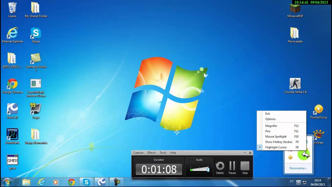 Como Colocar A Bolinha no mouse - YouTube